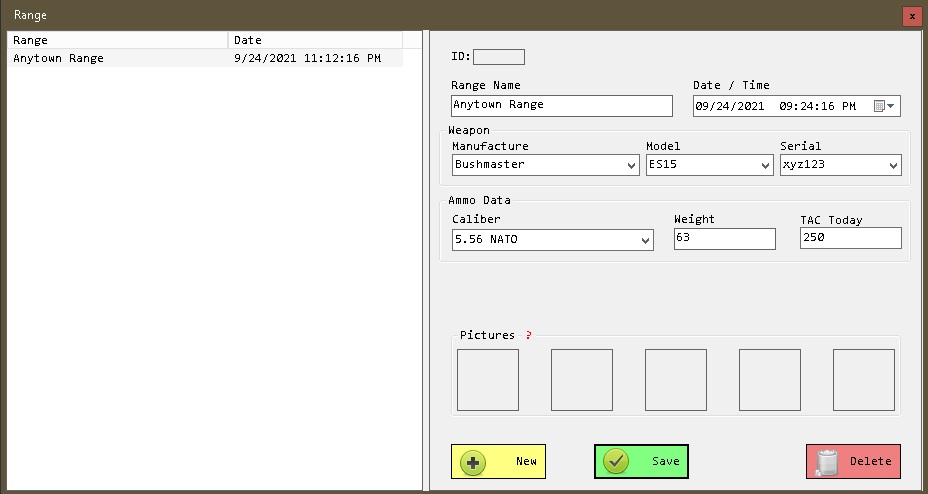 MyGunSafe, Guns and Ammo Database Software